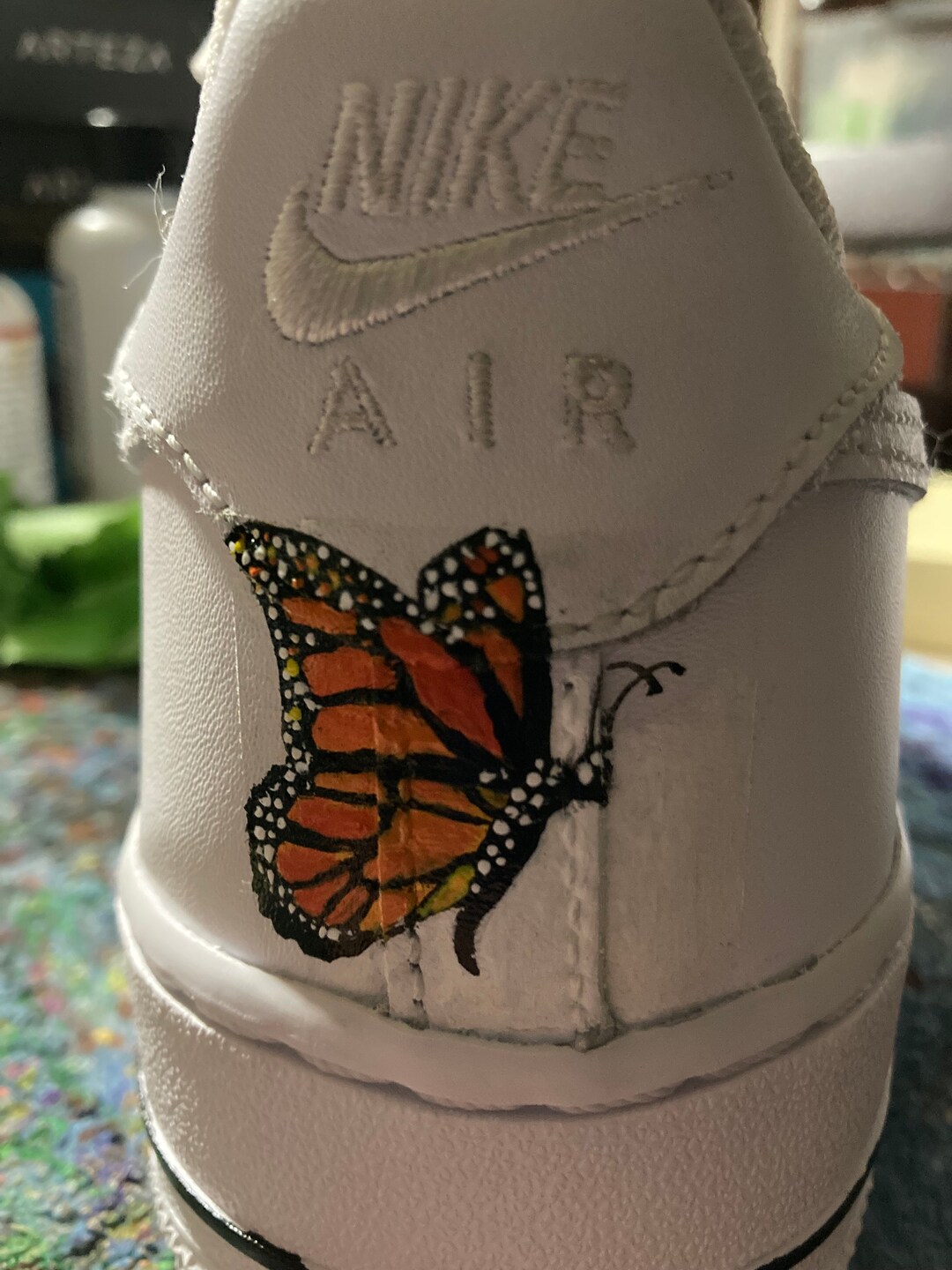 Monarch Butterfly Nike Air's - Etsy