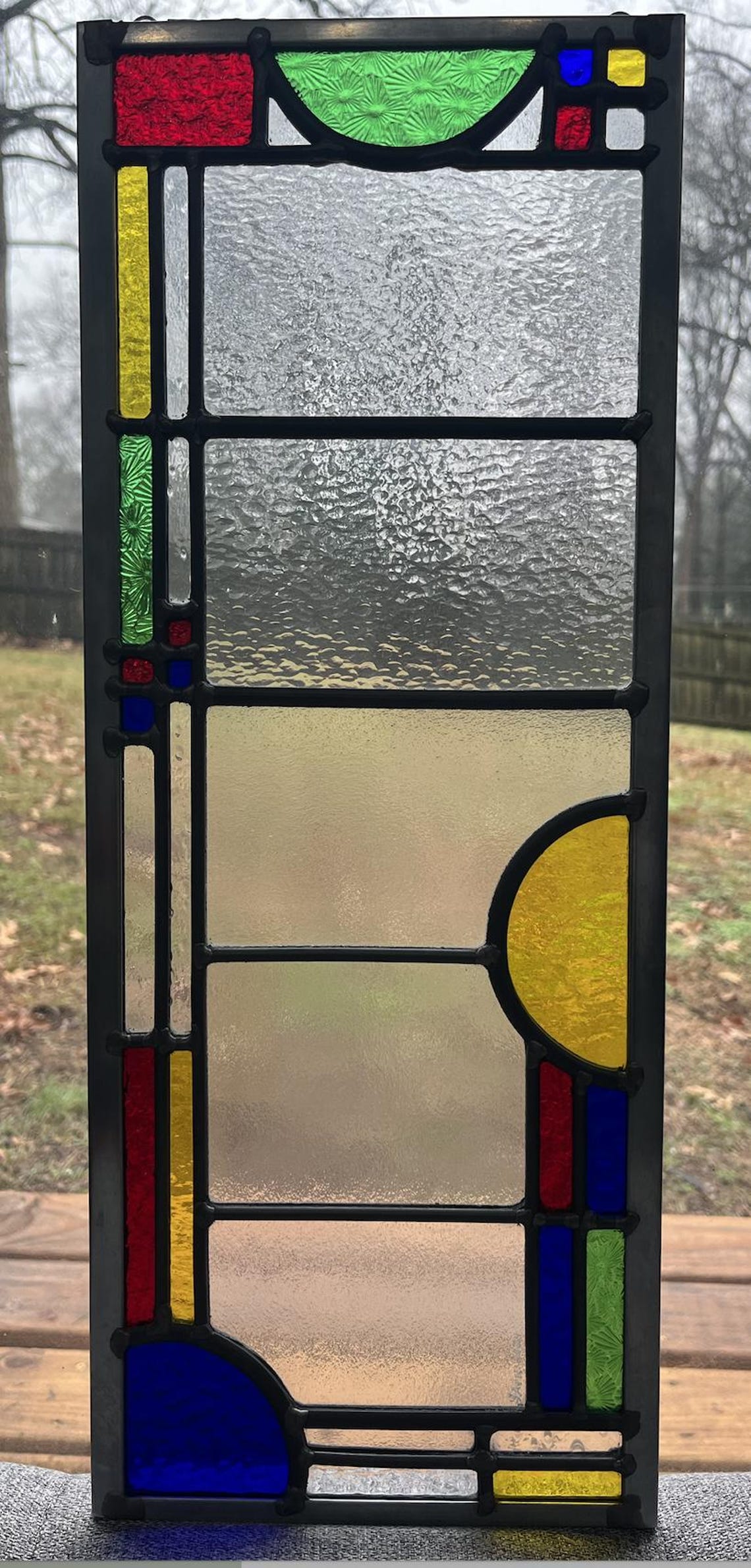 Mid-century Inspired Window - Etsy