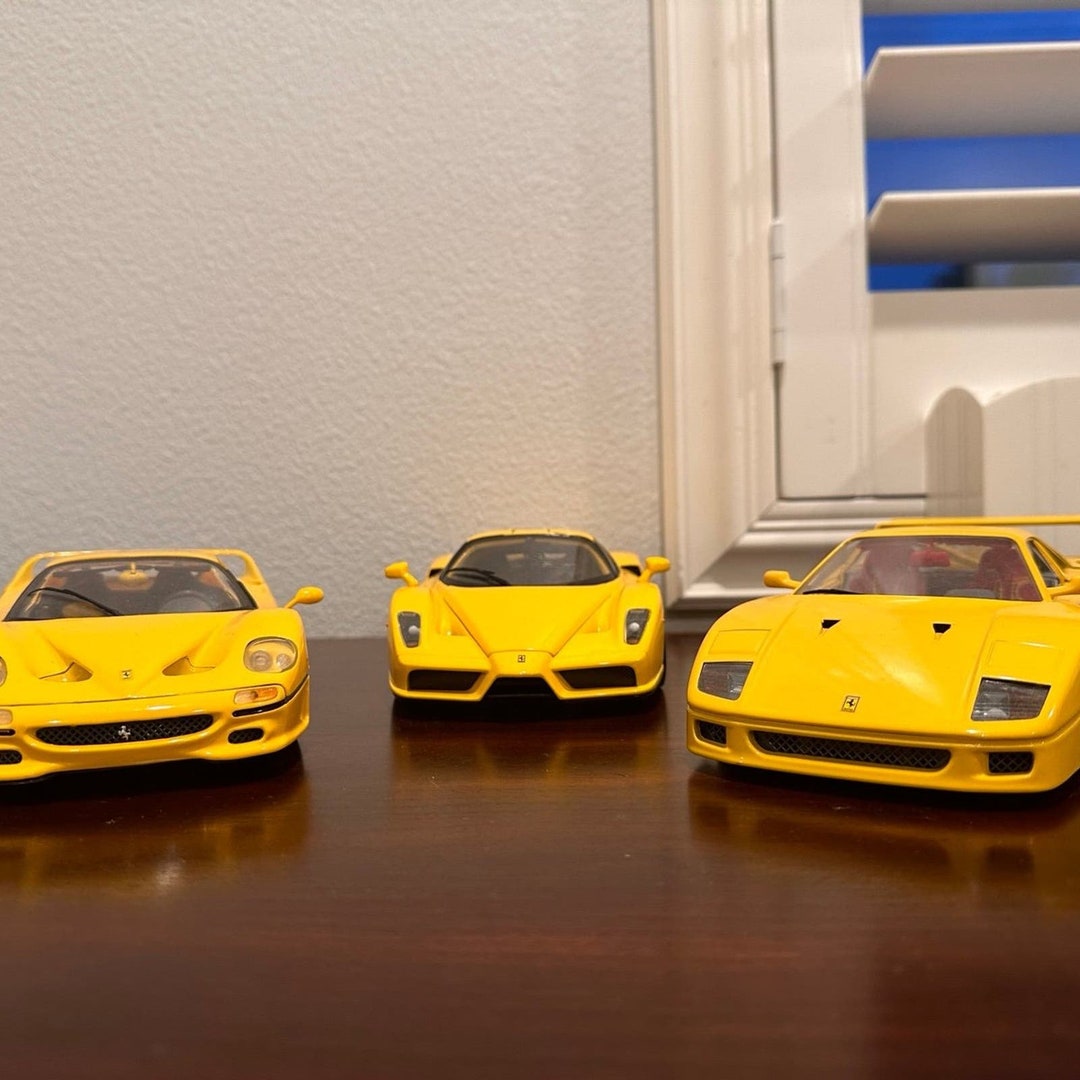Ferrari 1/18 Lot Rare Yellow f40/f50/enzo - Etsy