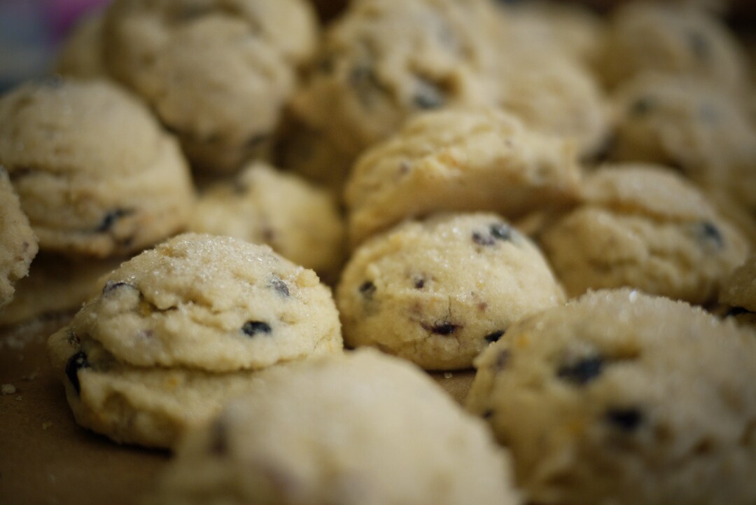 Blueberry Lemon Shortbread, Shortbread, Cookies, Cariad Cookie LLC - Etsy