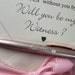 Witness Proposal With Card and Pen, Wedding, Mariage, Friend, Cousin ...