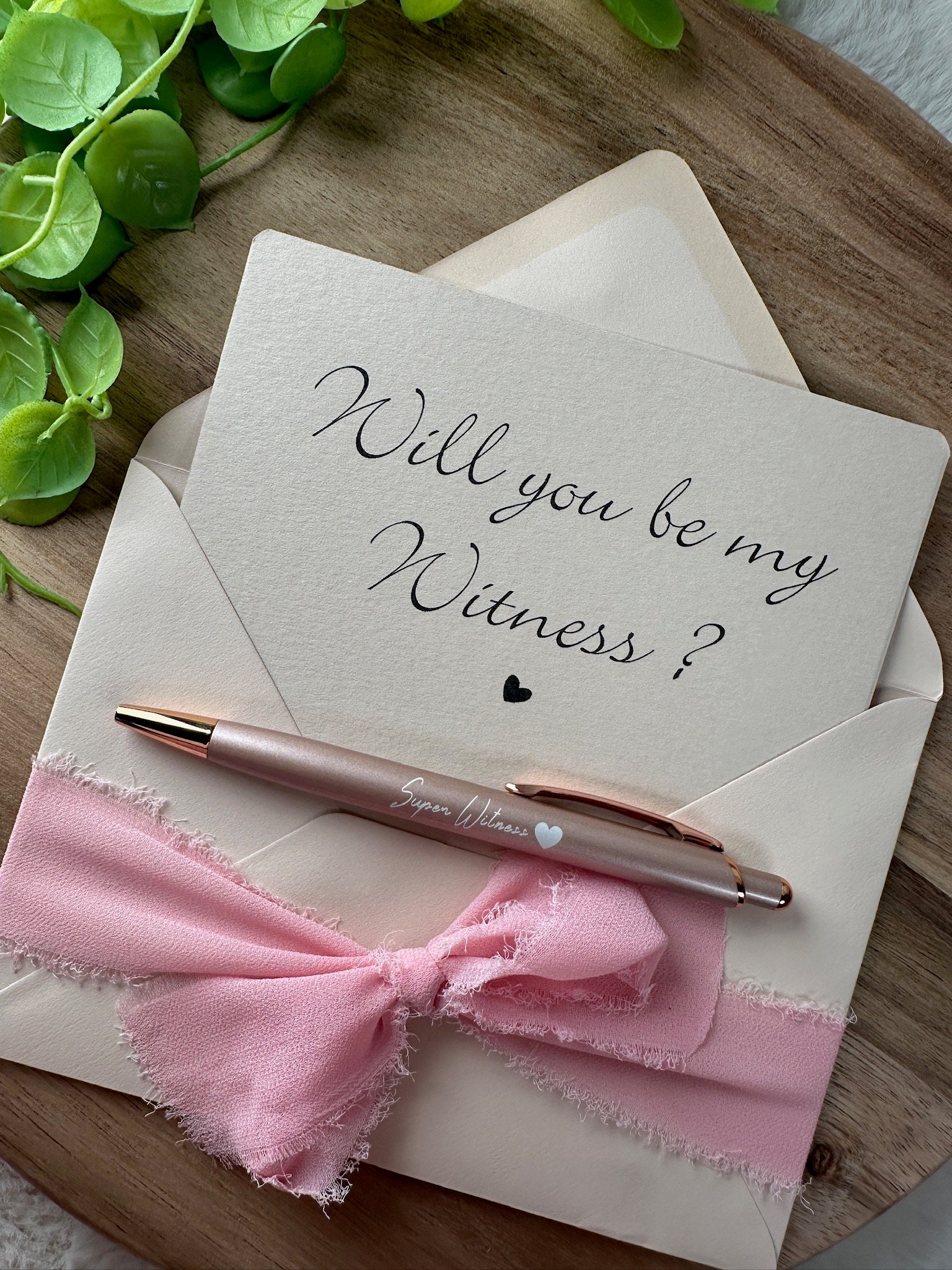 Witness Proposal With Card and Pen, Wedding, Mariage, Friend, Cousin ...
