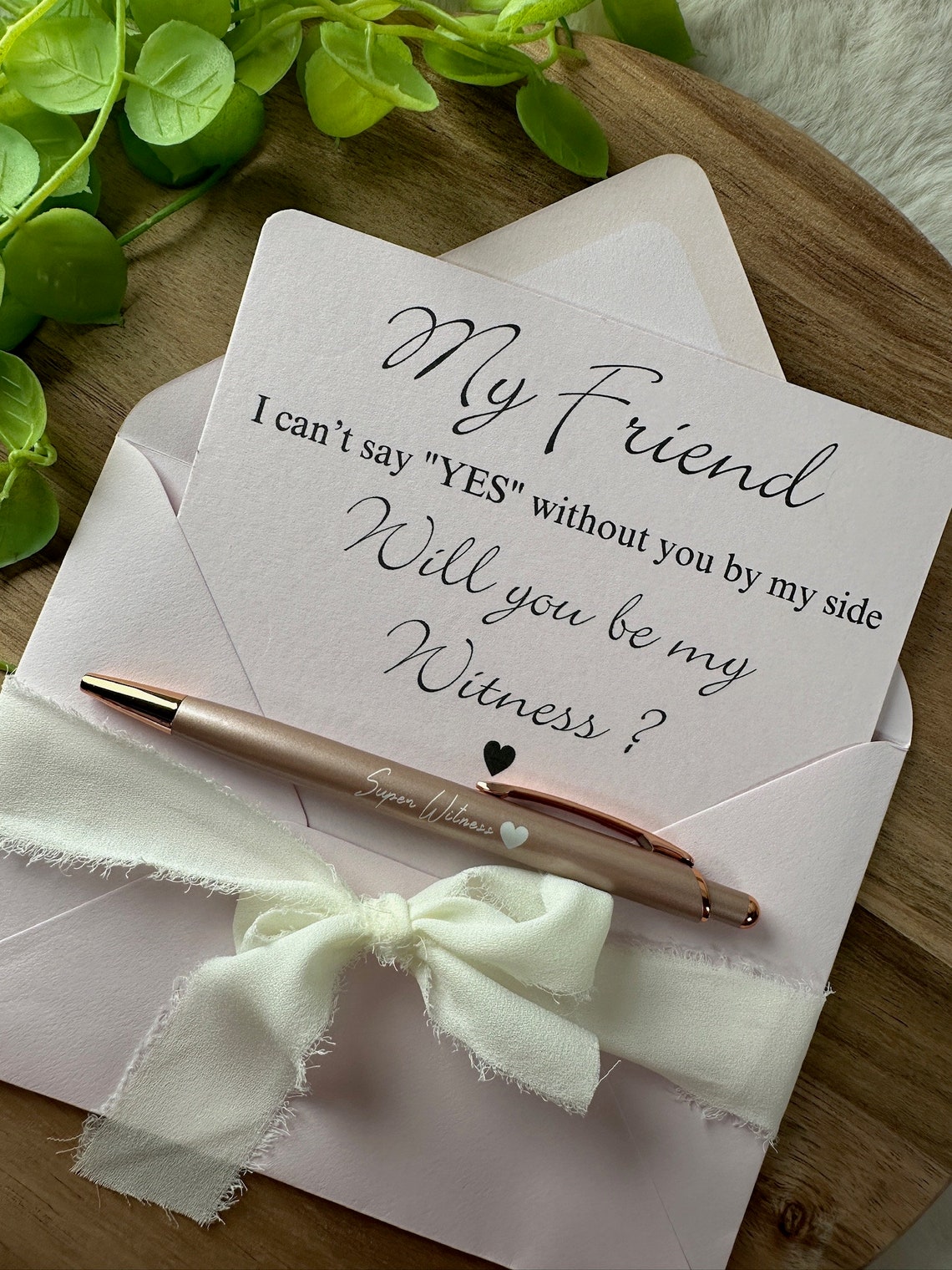 Witness Proposal With Card and Pen, Wedding, Mariage, Friend, Cousin ...
