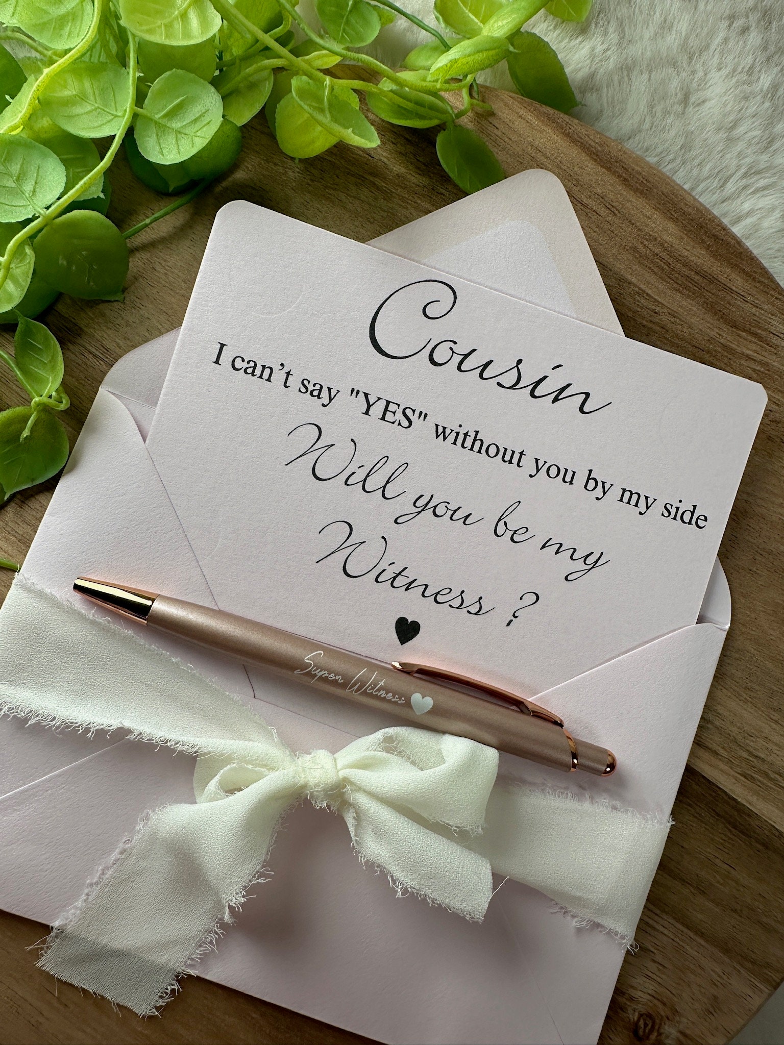 Witness Proposal With Card and Pen, Wedding, Mariage, Friend, Cousin ...