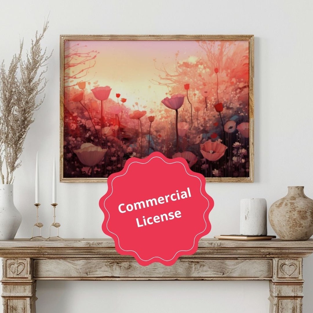 Wall Art Prints Trendy Botanical- Flowers - Floral Trendy Home Decor ...