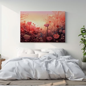 Wall Art Prints Trendy Botanical- Flowers - Floral Trendy Home Decor ...