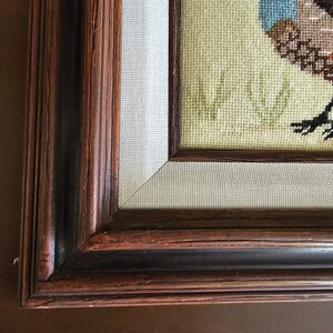 1980s Signed Framed Quail Needlepoint Wall Hanging - Etsy