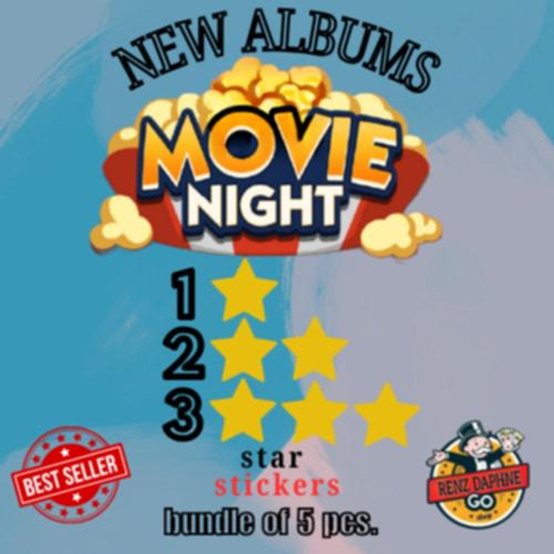 Mono Go MOVIE NIGHT Albums 1, 2, And/or 3 Star (bundle of 5) - Etsy