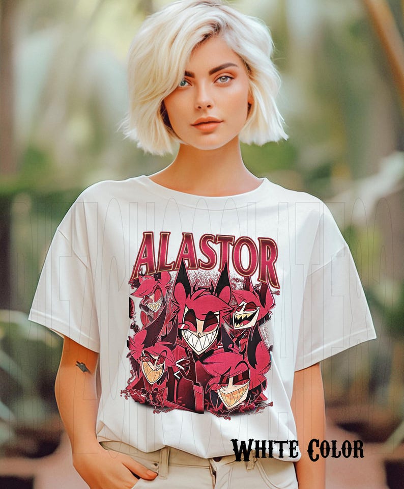Alastor Hazbin Hotel UNISEX T-shirt, Alastor Shirt, Hazbin Hotel Shirt ...