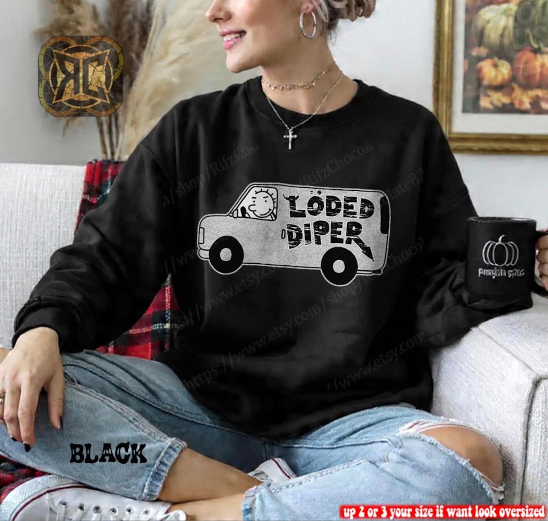 Loded Diper Sweatshirt, Wimpy Kid Fan Gift - Etsy