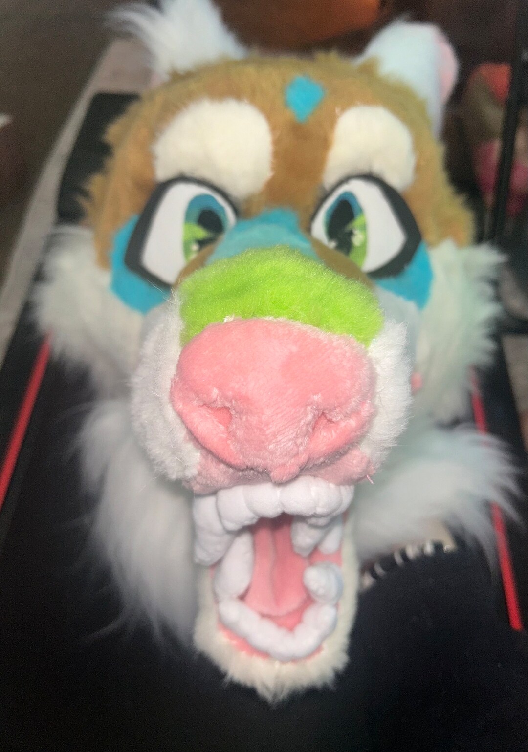 Summer Dingo Lined Fursuit Fursuit Mini Partial, Canine Fursona, Lined ...