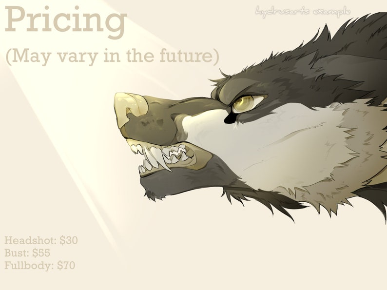 CUSTOM CHARACTER ART Fursona, Oc and Sona Art, Head Bust and Fullbody Art Commissions, Furry Art ...