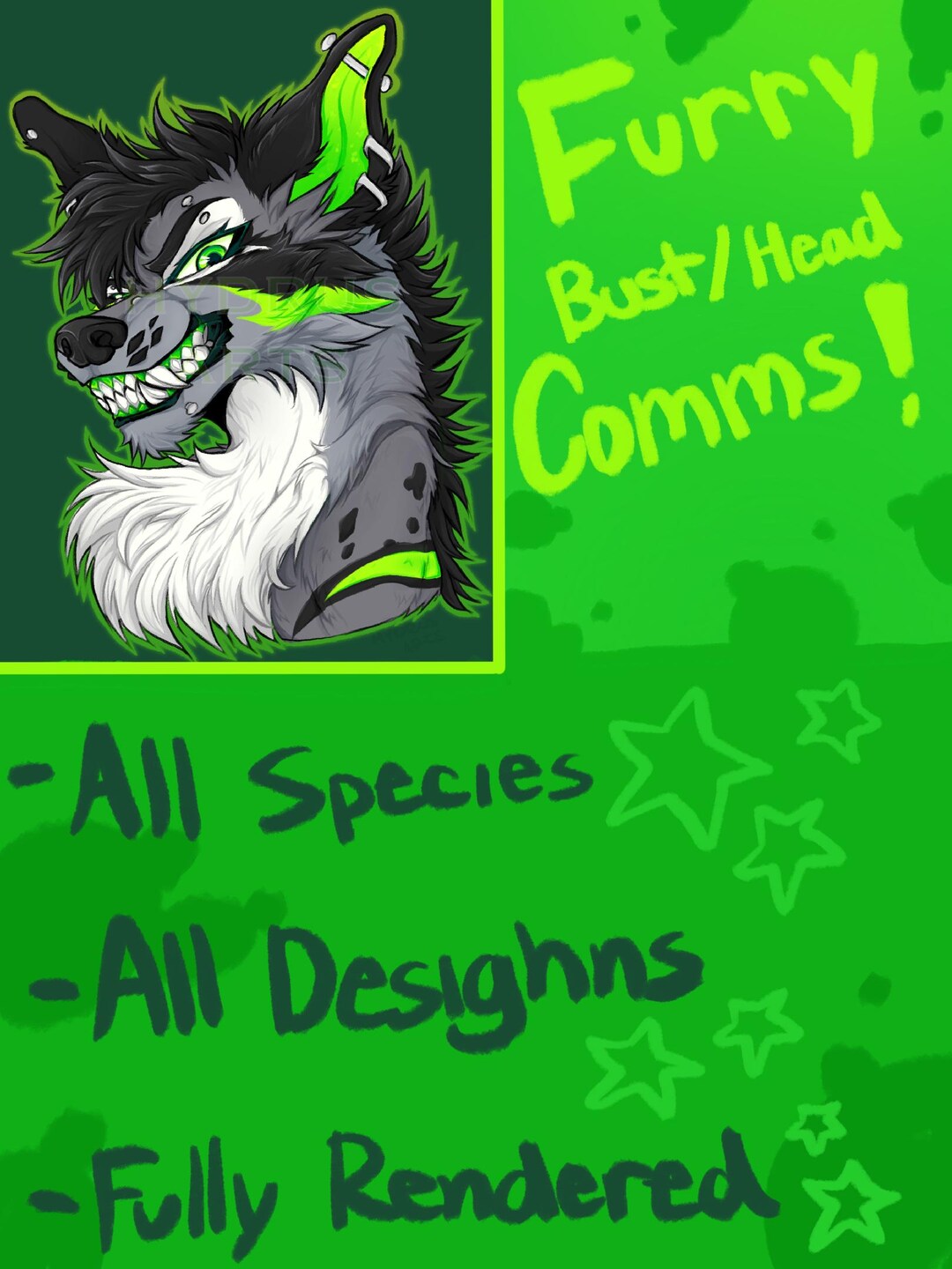 FURRY HEADSHOTS! High Quality Furry Art, Rendered Art Commissions - Etsy