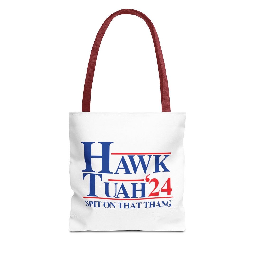 Hawk Tuah Spit on That Thang / Tote Bag AOP - Etsy