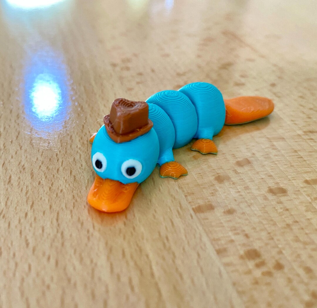 Platypus Flexi Articulated Animal - Funny Platypus Flexi Tiny 3D ...