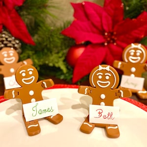 Articulated Gingerbread Man Family, Build Your Family Christmas Decor ...