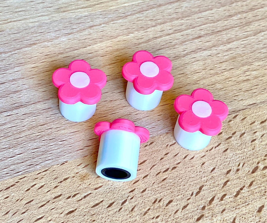Tire Valve Caps - Flower Valve Stem Cap (set of 4) Premium! 3D Printed ...