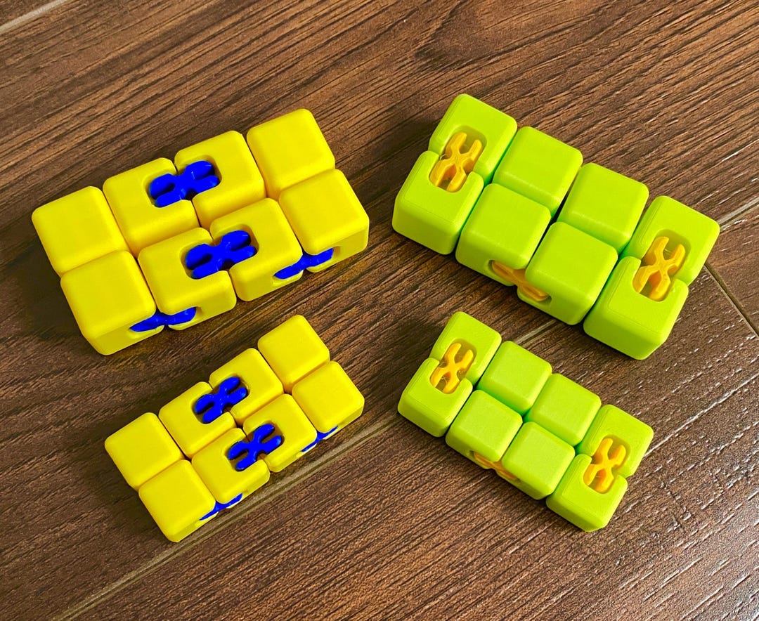 MINI Infinity Cube Fidget Toy 3D Printed - Gift Idea for Any Age ...