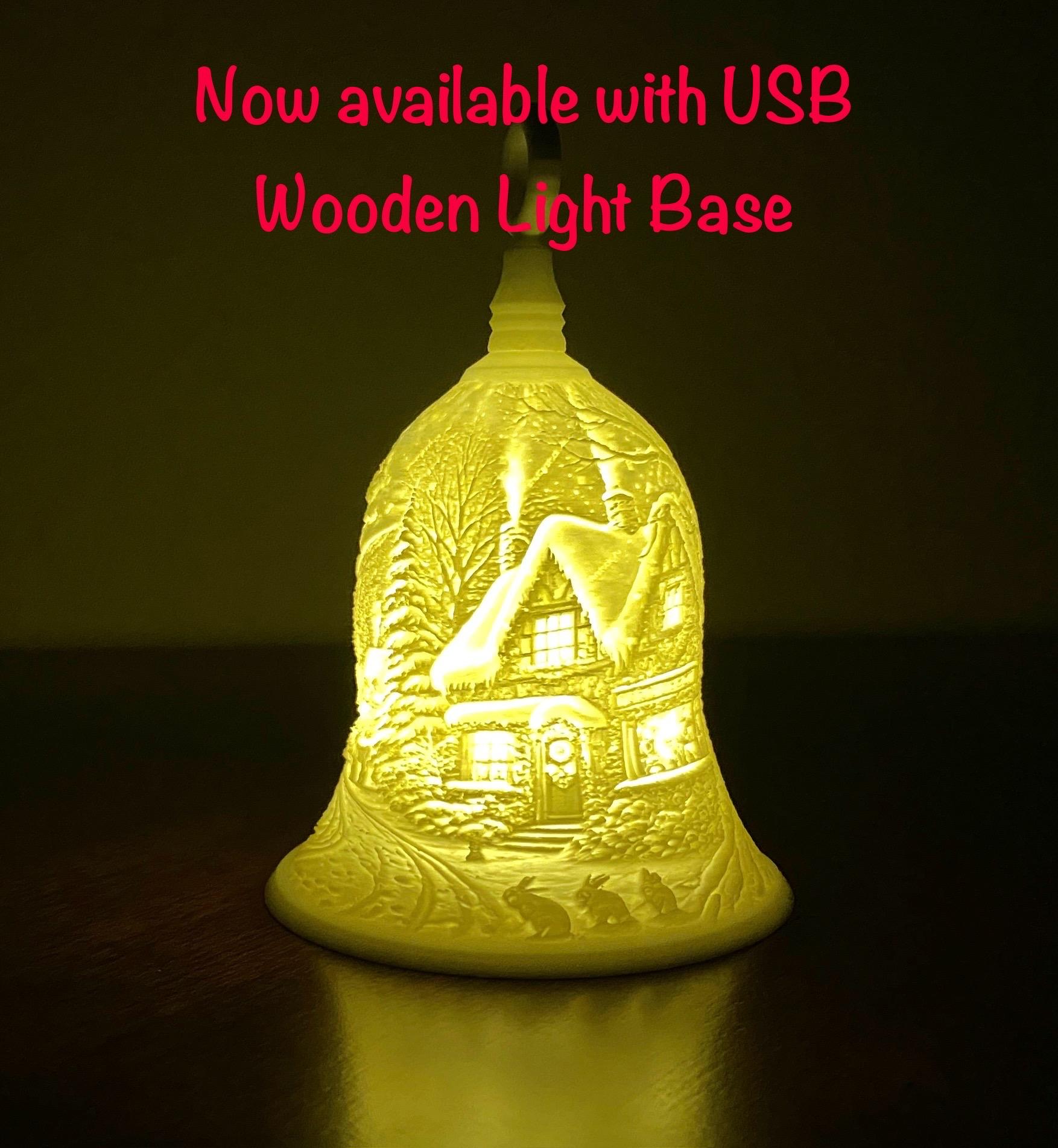 Christmas Decoration Bell Lithophane Ornament - 3D Printed Holiday ...