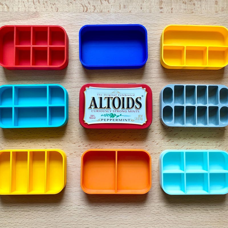 Red Tin Jewelry Pills - Etsy