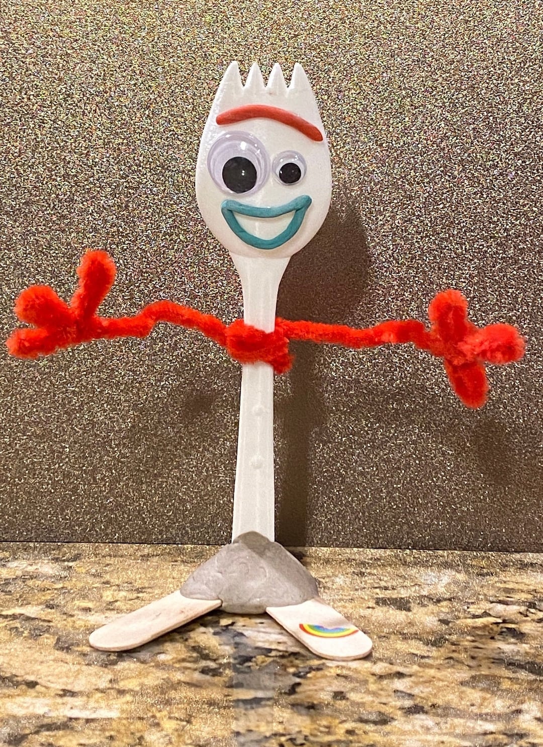 Spork, Craft Supply to Create Your Own Forky Movie Character, SET OF 2 ...