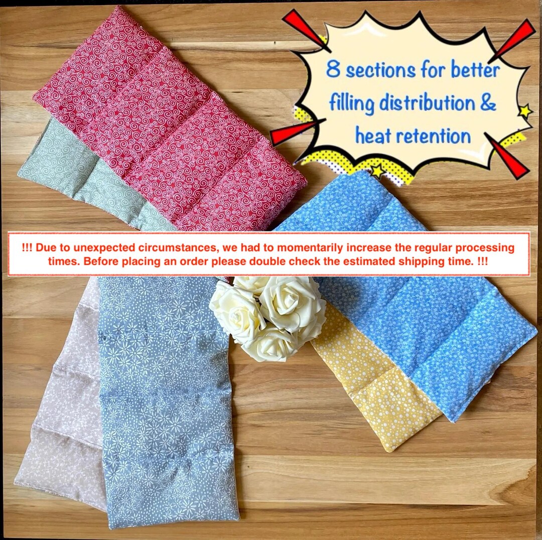 Microwaveable Weighted Neck - Shoulder Wrap Pillow, Heat Pack, Gift ...