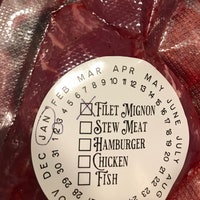 Editable Halloween Meat Labels, Fake Meat Label, Meat Sticker Label ...