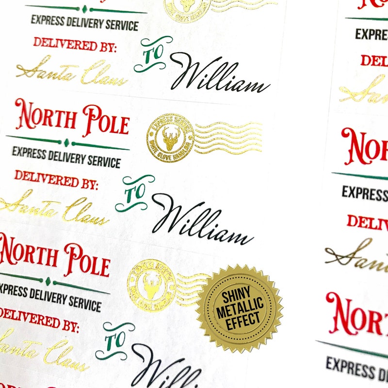 Santa Mail Decals - Etsy