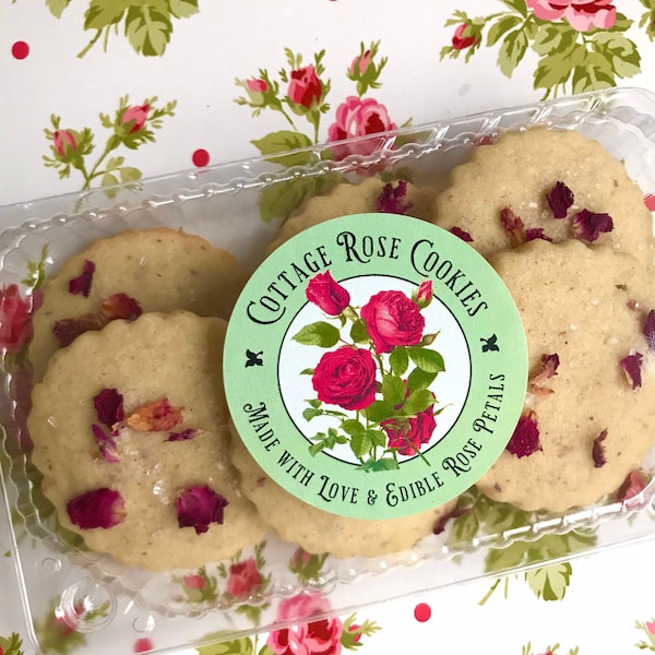 Rose Cookies - Etsy
