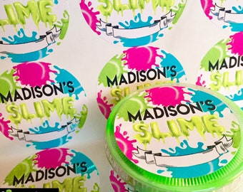 Slime labels | Etsy