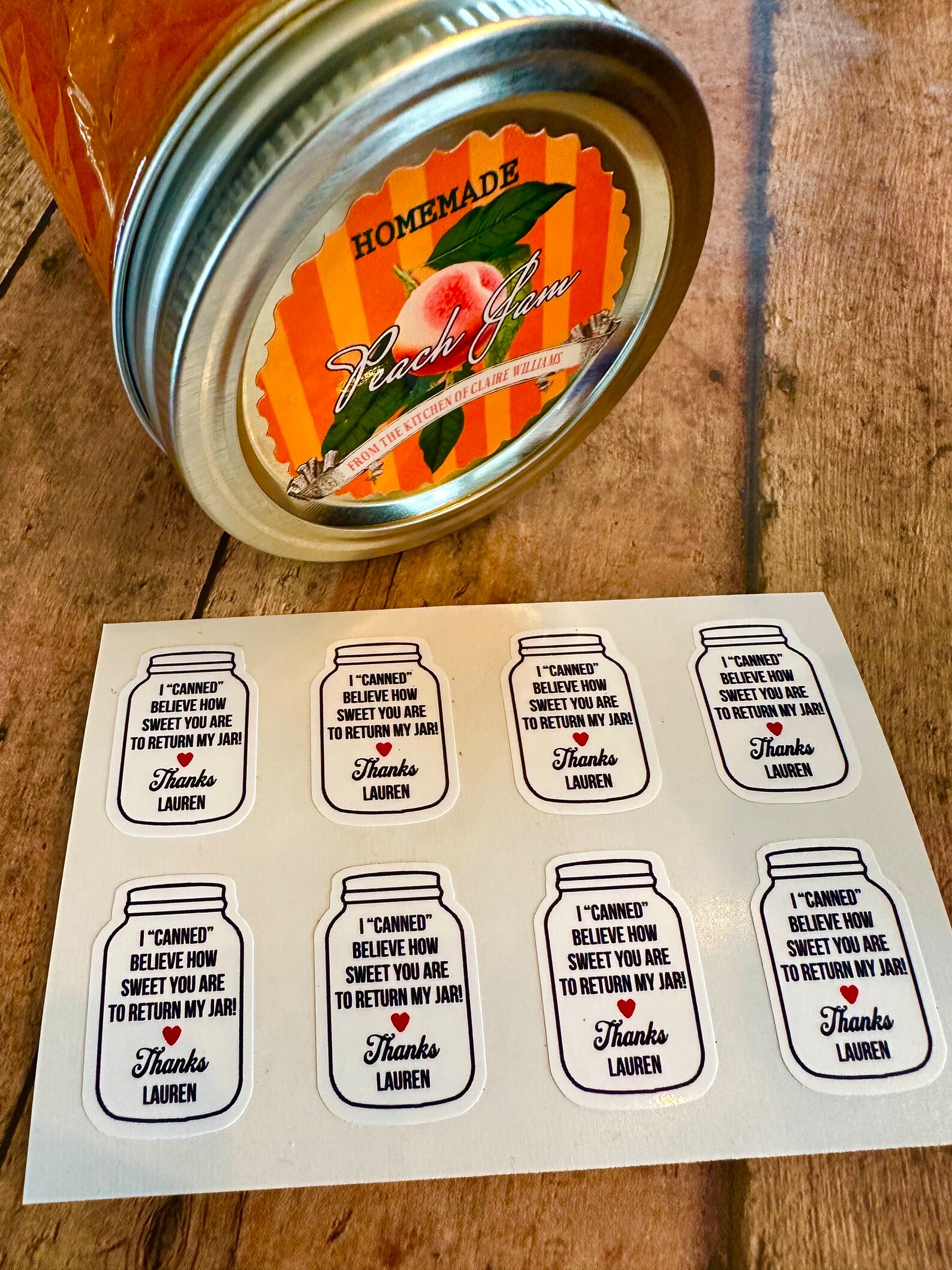 Return My Canning Jar Labels, Return Jar Labels, Fruit Canning Stickers ...