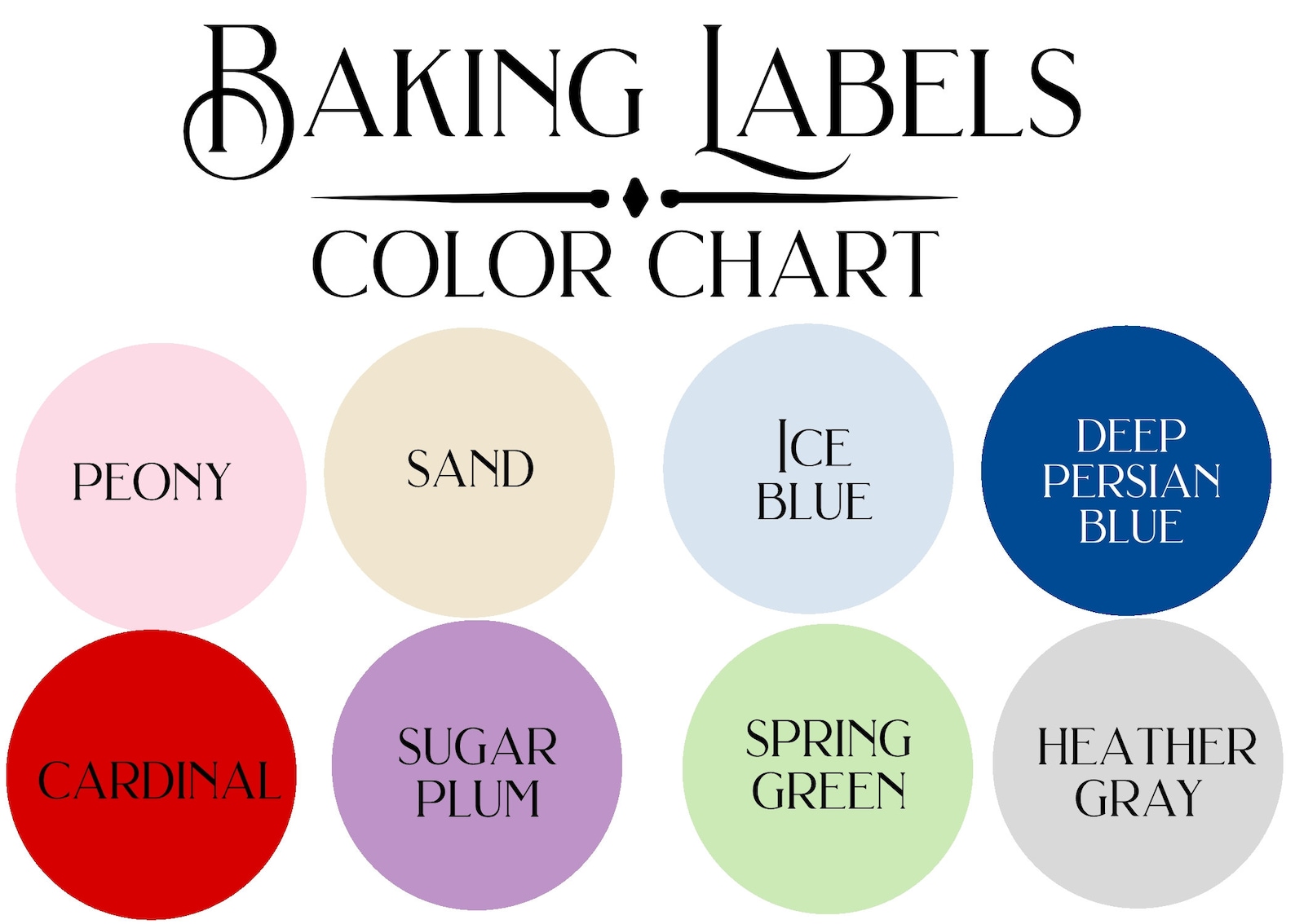 Baking Stickers Baking Labels Personalized Baking Stickers - Etsy