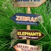 Printable Safari Jungle Signs, DIY, African Safari Party Signs, Jungle ...
