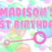 Printable Bubbles Poster, DIY, 24 X 36 Size Backdrop Sign, Bubble Party ...