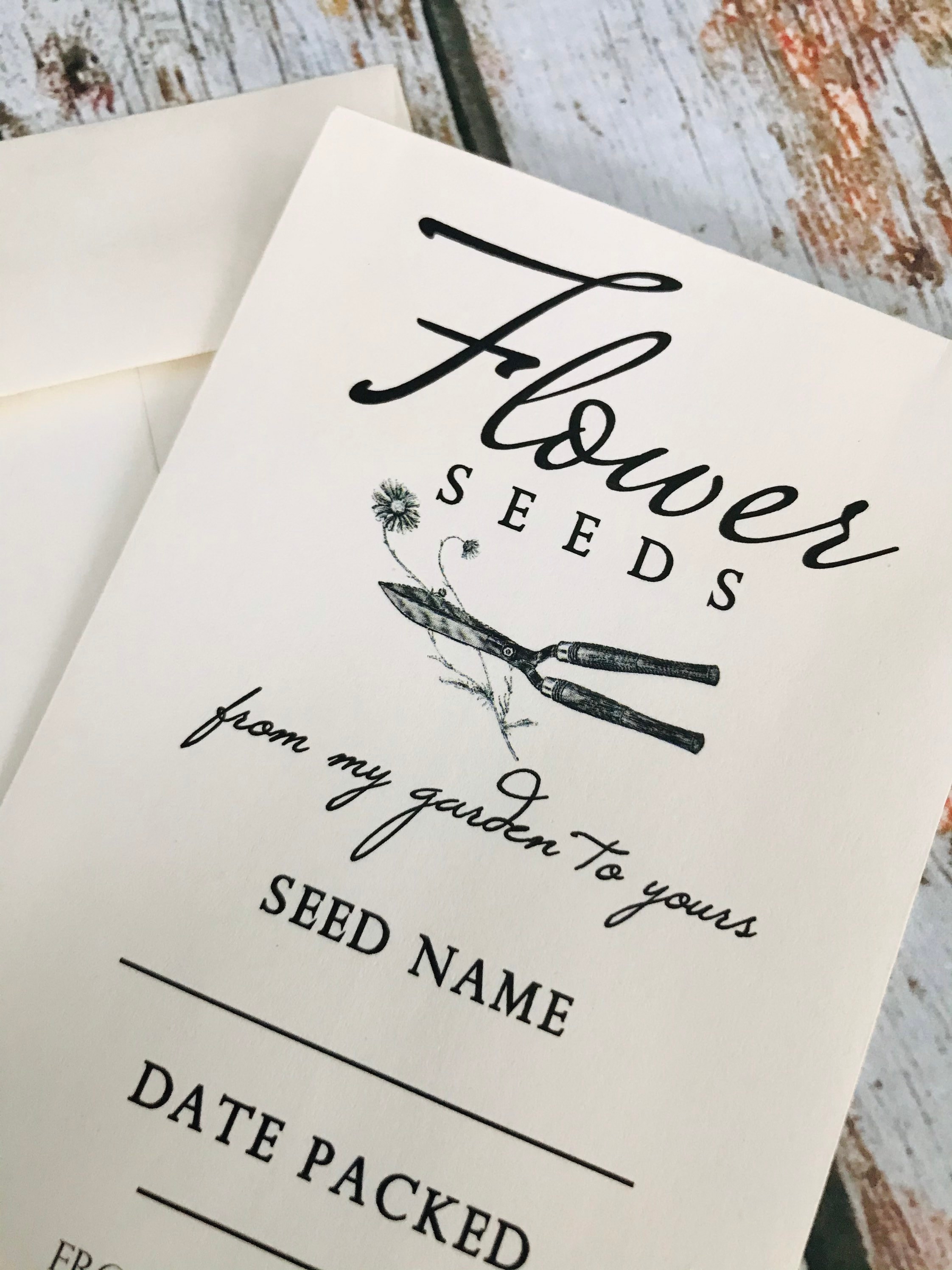 Personalized Seed Packets Homegrown Seed Packets Gardener | Etsy