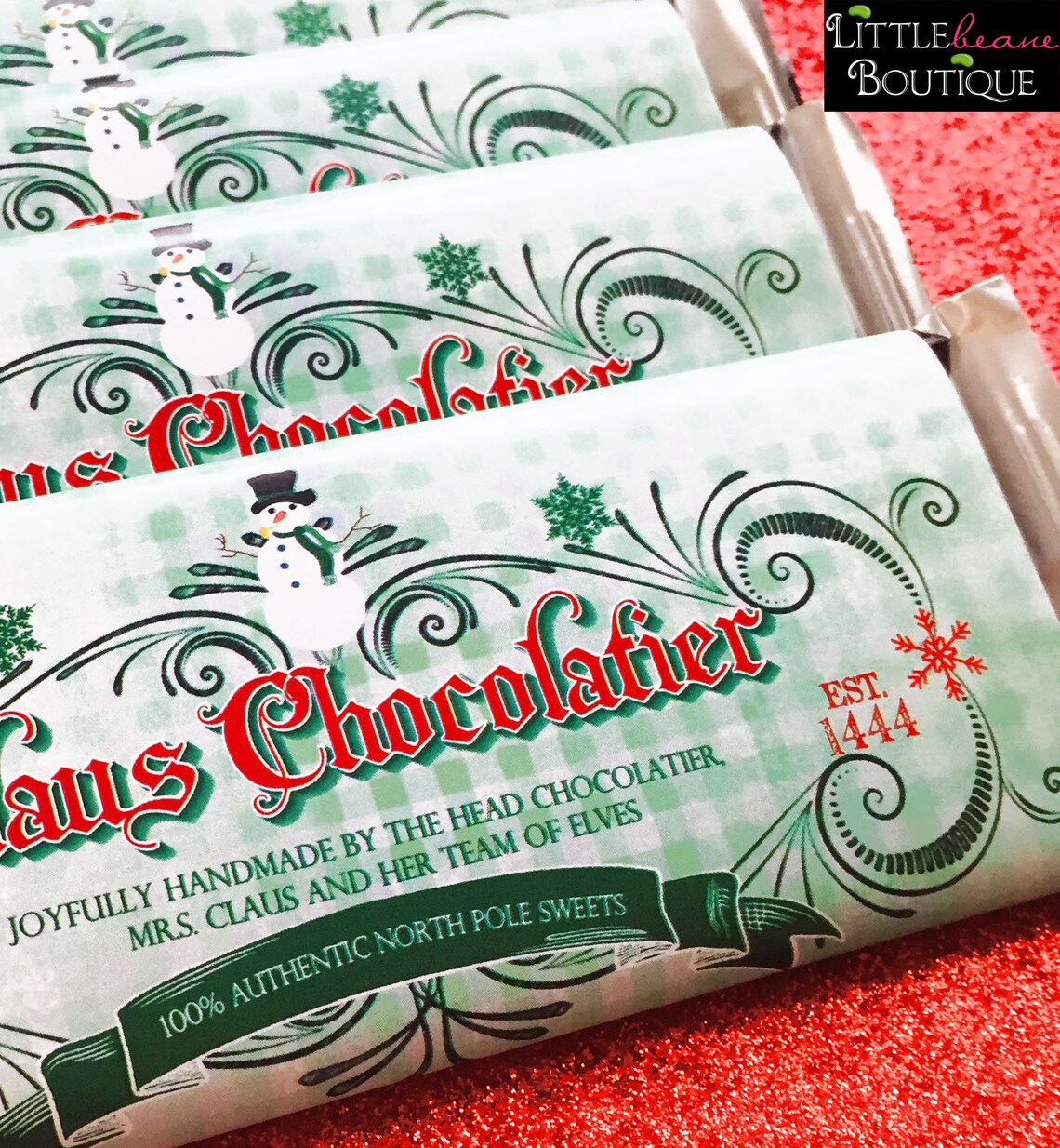 Printable Christmas Candy Bar Wrappers Candy Bar Wrappers - Etsy