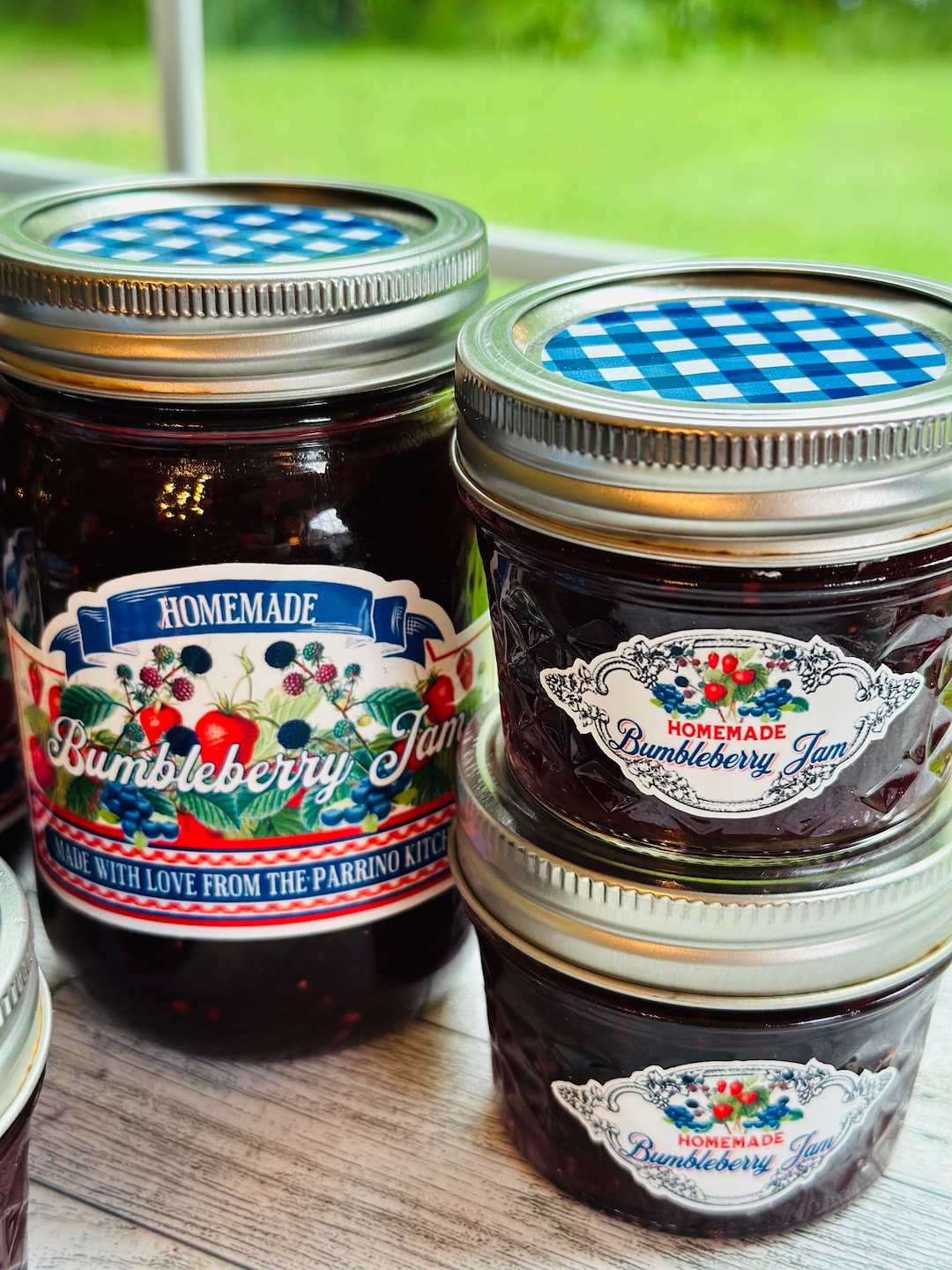 Small Homemade Jam Labels, Half Pint Canning Labels, Custom Canning ...