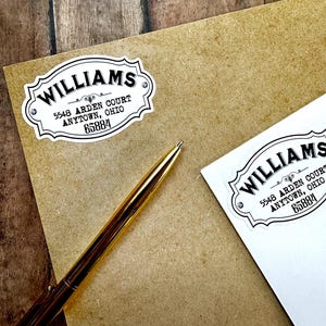 Classic Simple Return Address Labels, Retro Sign Post, Retro Style ...
