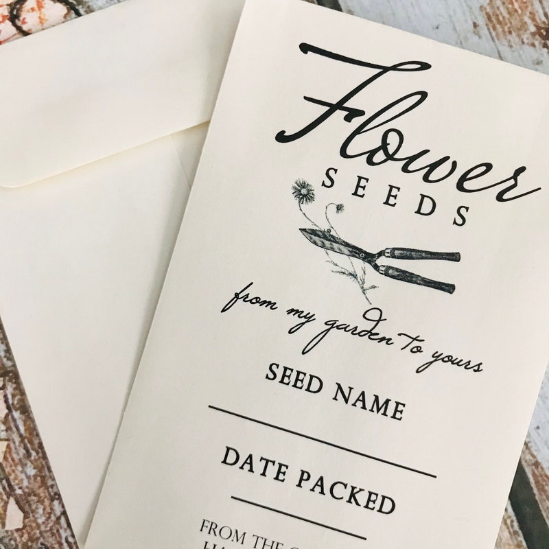 Seed Packets - Etsy