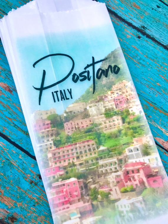 Italian Bakery Bags Small Italian Favor Bags Positano Bags - Etsy