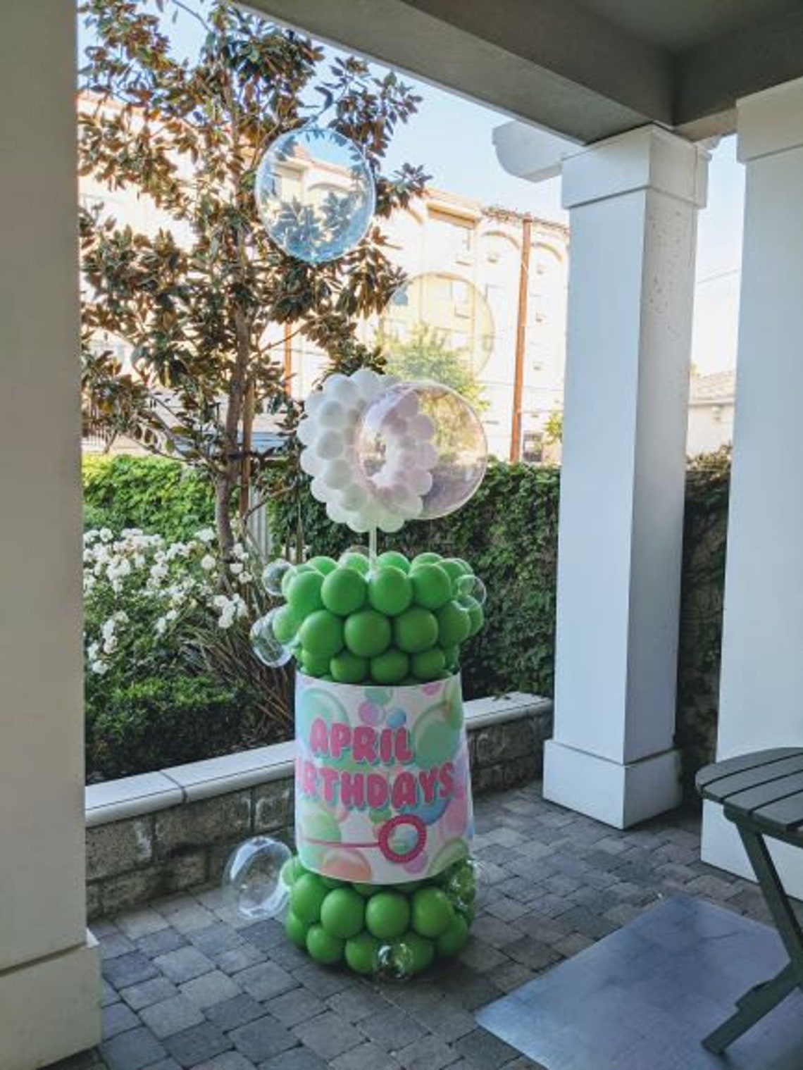 Printable Bubbles Poster, DIY, 24 X 36 Size Backdrop Sign, Bubble Party ...
