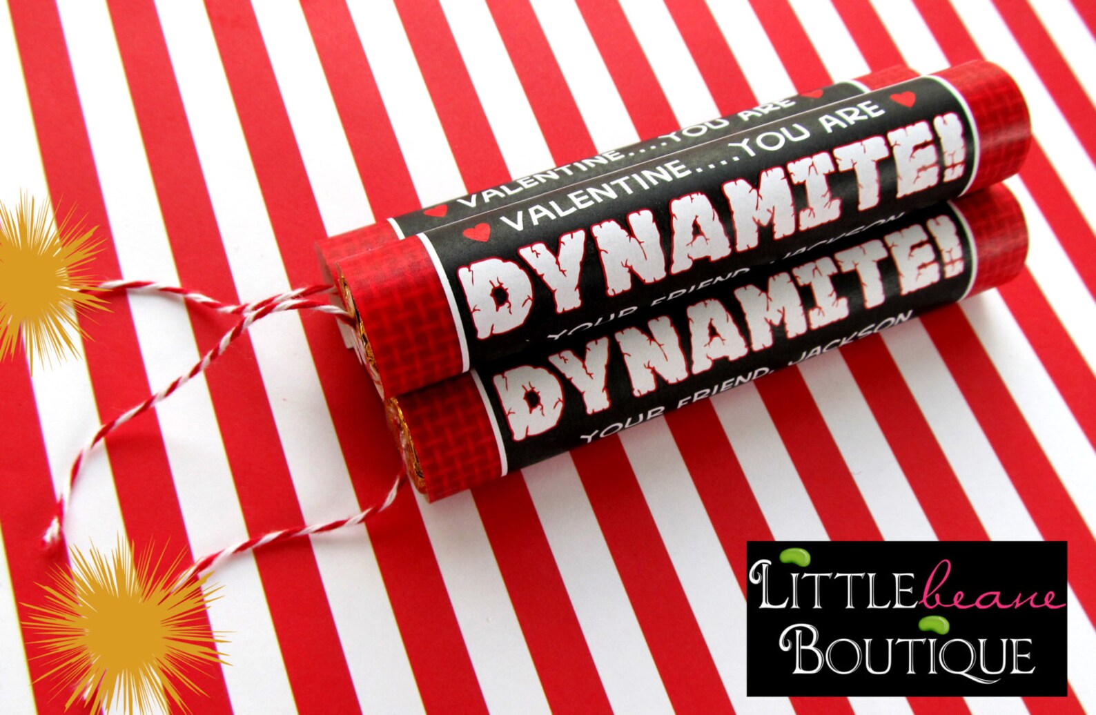Printable Valentines Wrappers Dynamite Valentines DIY - Etsy