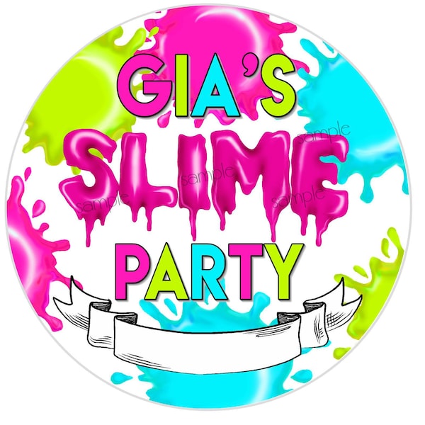 Slime Stickers - Etsy
