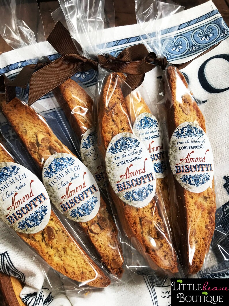 Italian Biscotti Labels, Homemade Biscotti Stickers, Italian Cookie ...