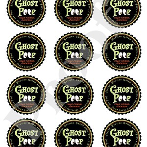 Ghost Poop Halloween Stickers Halloween Stickers Favor Bag - Etsy