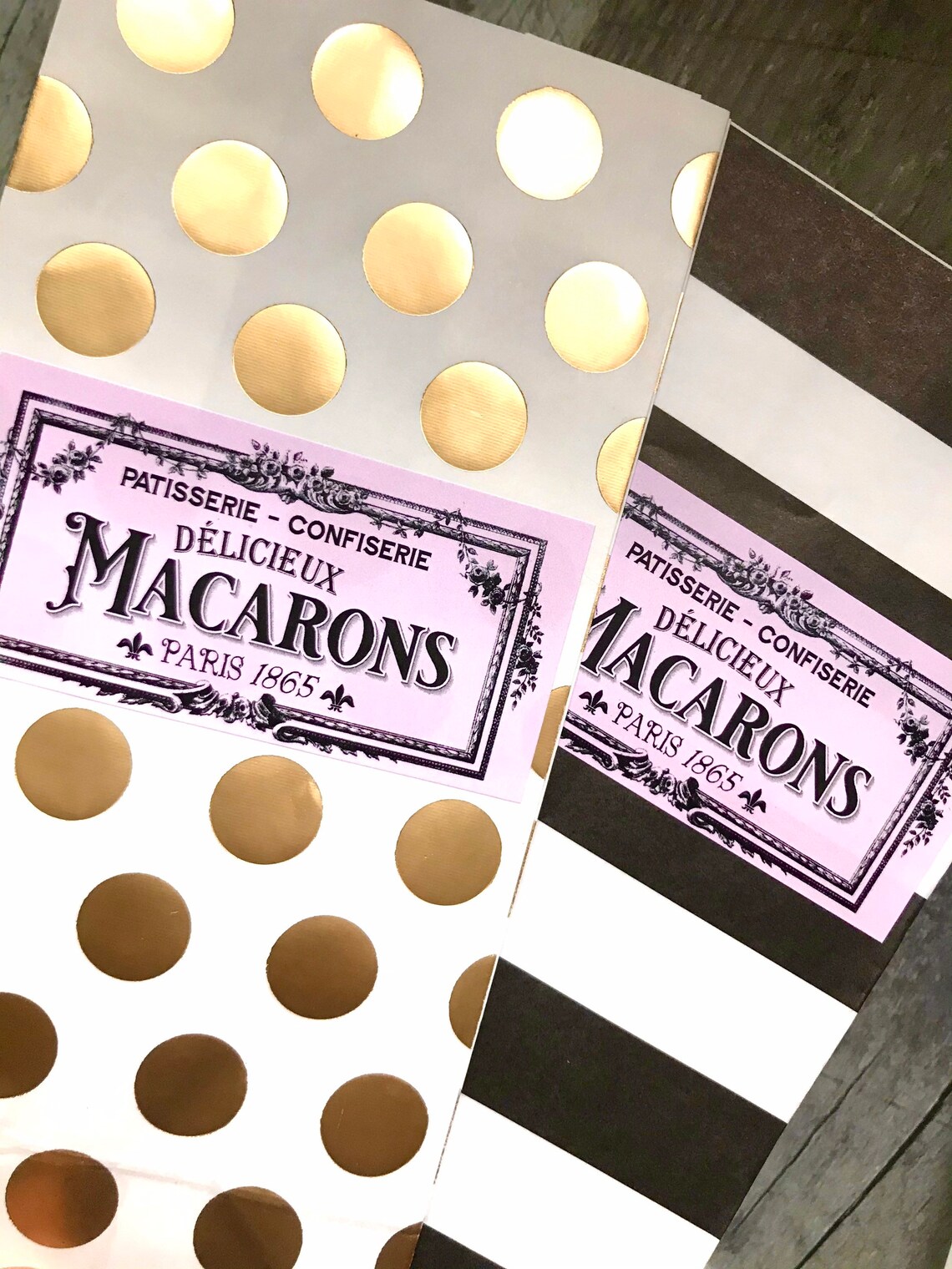 French Bakery Labels Macaron Stickers Boulangerie Labels | Etsy