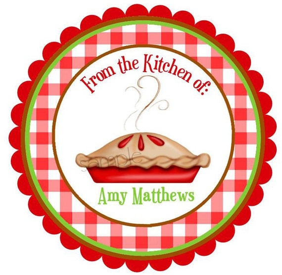 Apple Pie Baking Stickers, Kitchen stickers, Pie Stickers, Blueberry ...