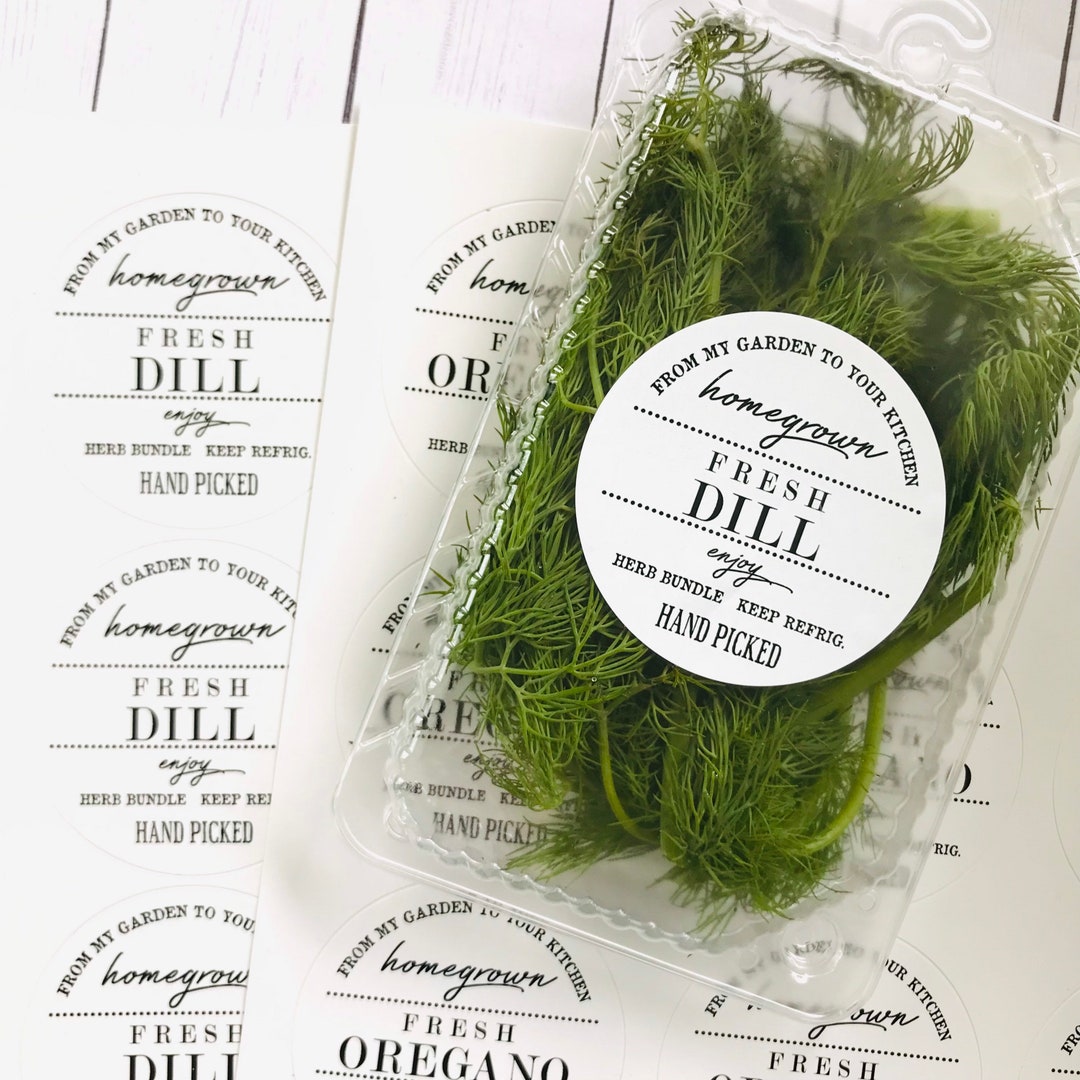 WATERPROOF Fresh Herb Labels, Waterproof Garden Labels, Label Your ...