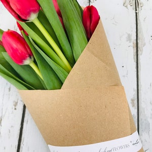 Fresh Flower Stickers, Floral Gift Labels, Bloom Bar Labels, Bouquet ...
