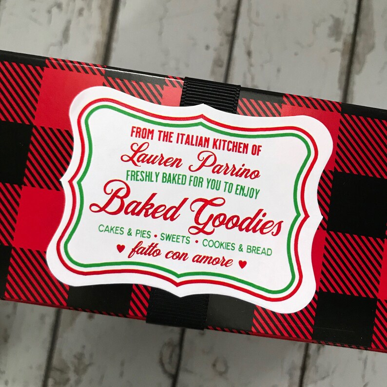 Italian Kitchen Stickers Italian Baking Labels - Etsy